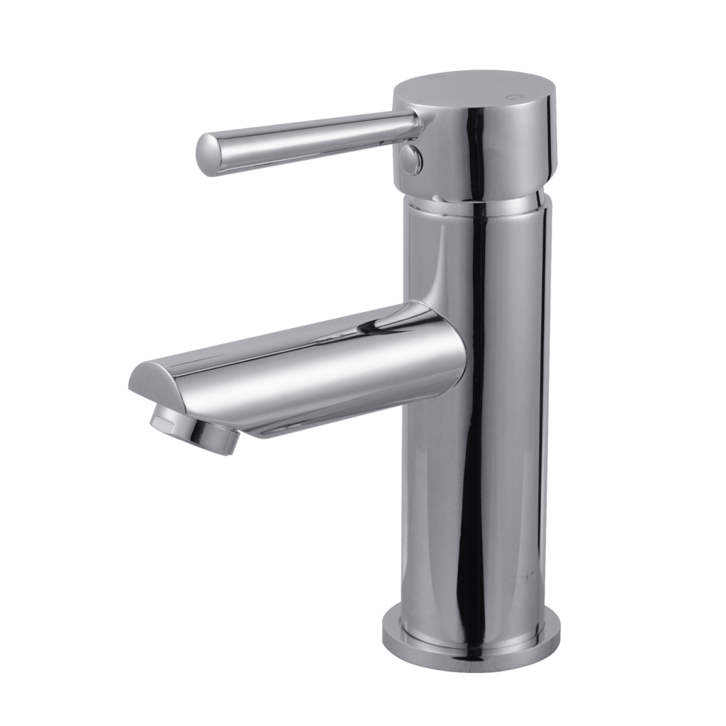 PENTRO Round Polished Chrome Basin Mixer Tap - Tapware.co